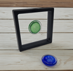 Touchstone with Cremation Ashes – Memory Glass